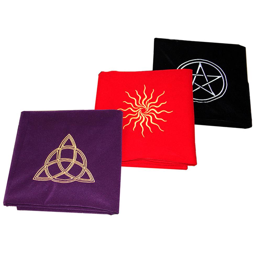 Buy Tarot Card Cloth Tablecloth Thick Table for Fun Game Velvet 80x80cm ...