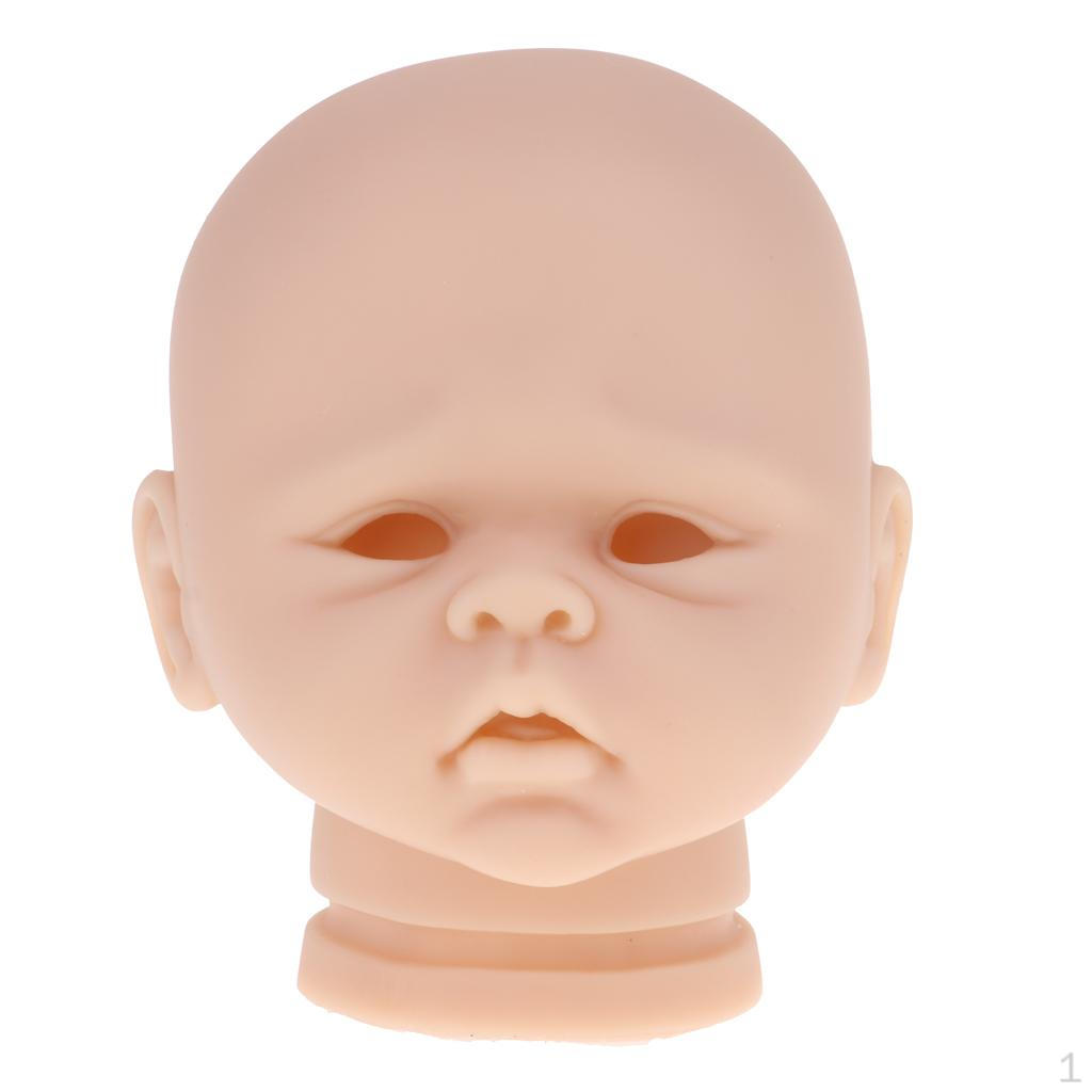 Buy 20inch Reborn Head Sculpt Newborn Awake Baby Doll Head Mold ...
