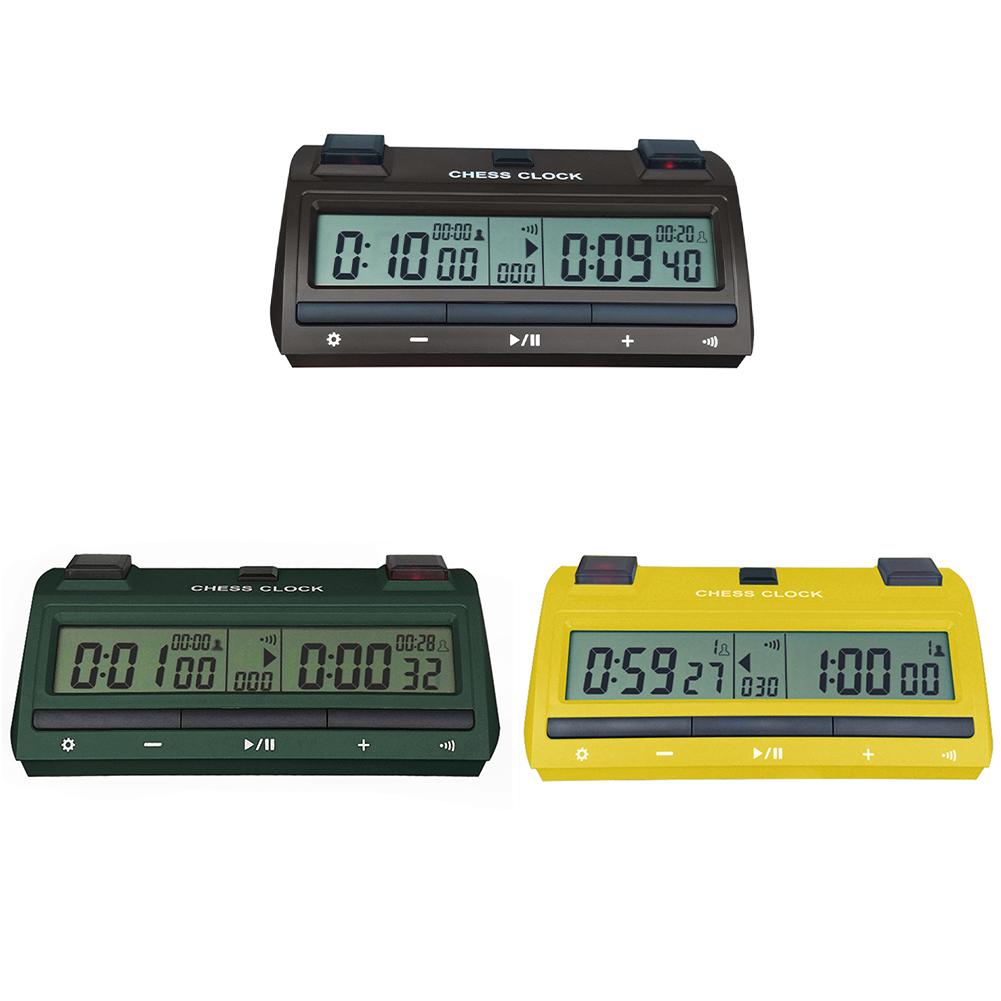 Buy Plastic Board Game Clock Battery Powered Competition Timer for ...
