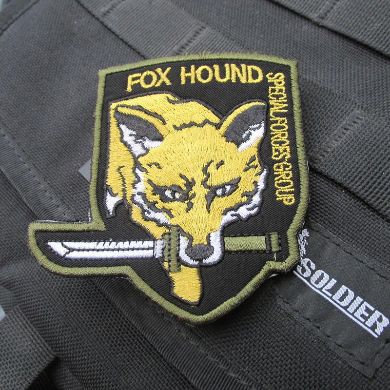 Metal Gear Solid Foxhound Emblem Patch Fox Hound Uniform Patch Badge ...
