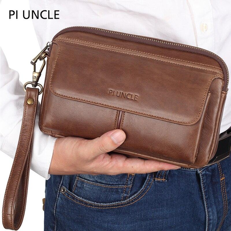 Cheap New Genuine Leather Men 'S Long Wallet Hand Bags Men 'S Clutch ...