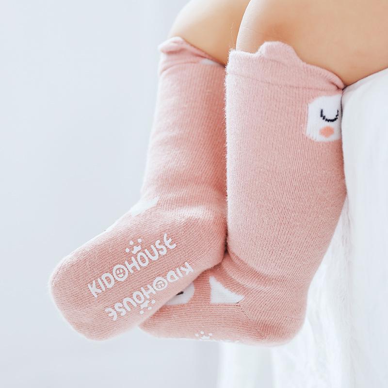 Cotton Stockings Cartoon Animals Baby Anti-skid Floor Sock Children's ...