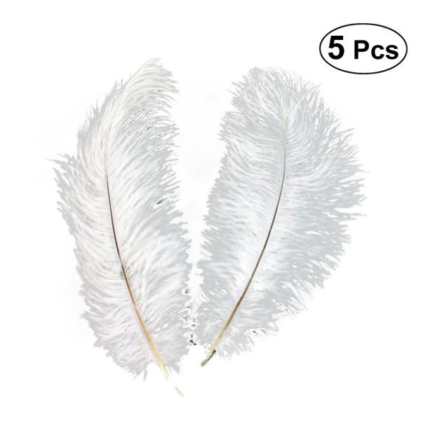 Buy 5pcs 30-35cm Artificial Ostrich Feathers Decoration Feathers for ...