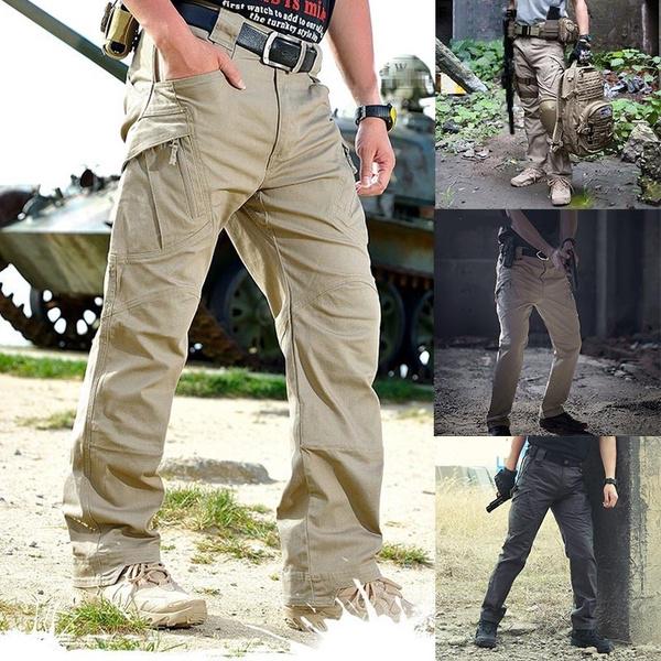 Ix9 City Military Tactical Cargo Pants Men Swat Combat Army Trousers