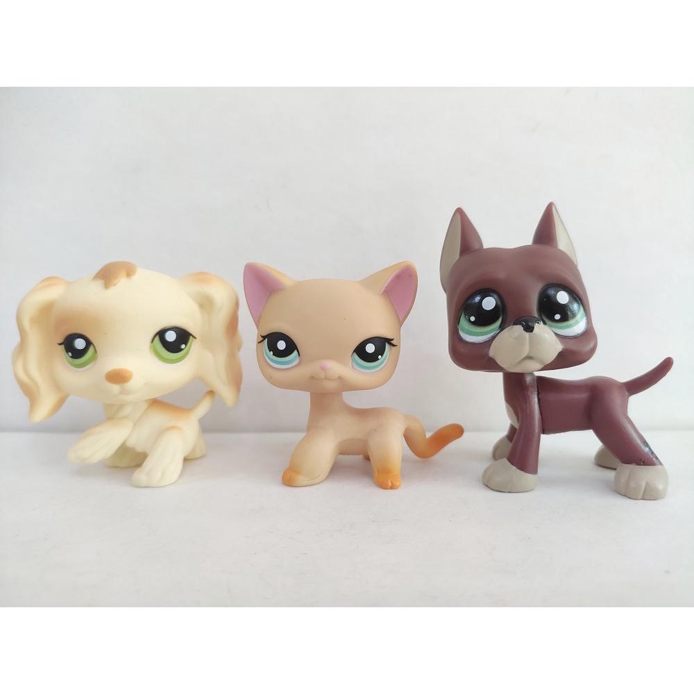 Buy LPS Action Figure 3pcs/lot Pet CAT DOG Littlest Pet Shop Kid Toy ...