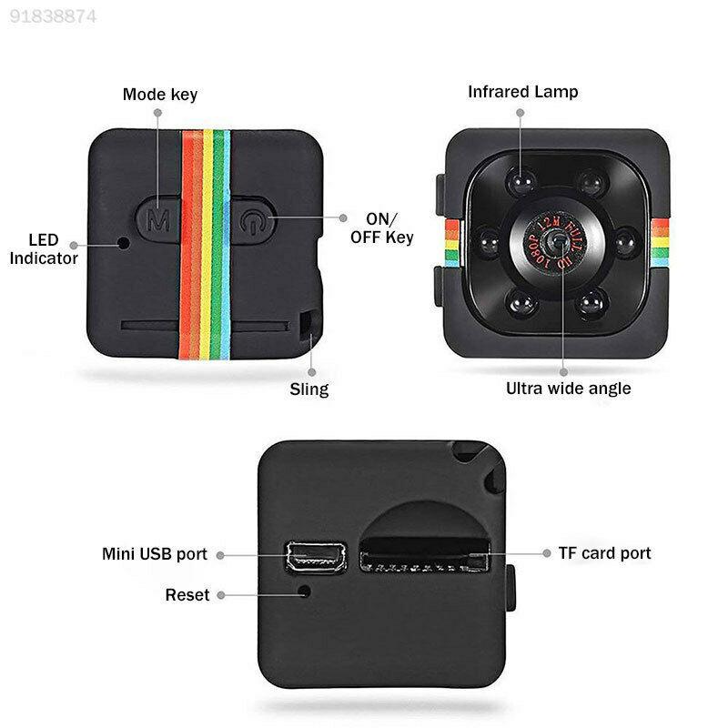 1080P Spy Hidden Camera Portable Cube Camera Mini Security Camera Night ...
