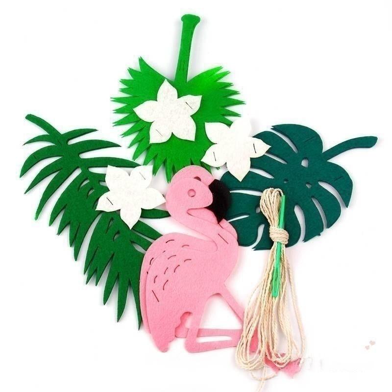 Hawaiian Tropical Flamingo Pineapple Summer Party Decor Banner Garland ...