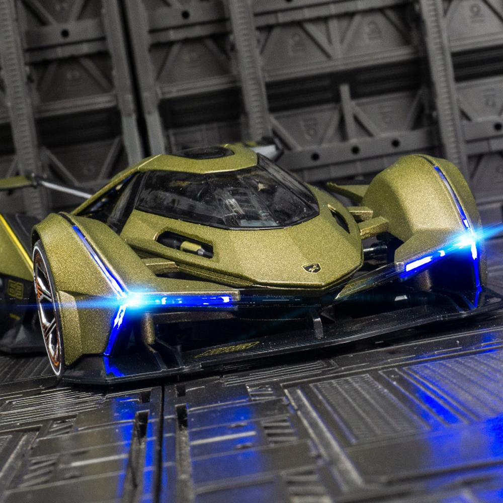 Cheap 1:22 Scale Lambos Vision Gran Turismo V12 GT Simulation Sprot Car ...