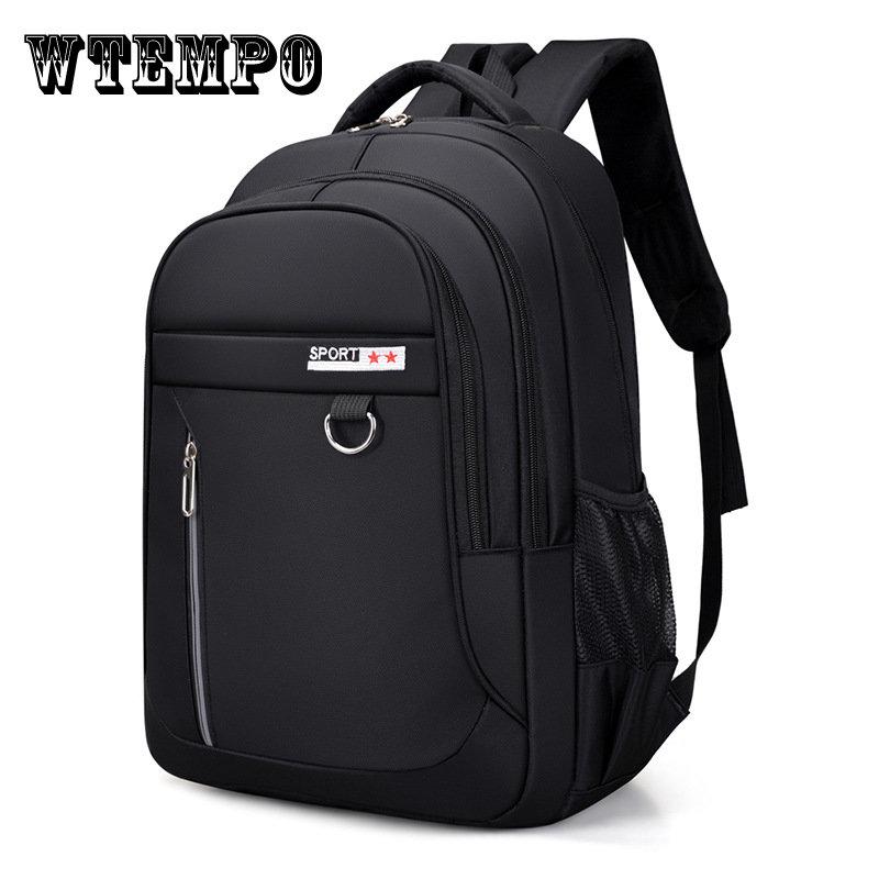 Business Computer Bag Backpack Black Multilayer Design Casual Fashion ...