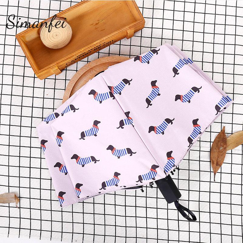 Buy Pocket Umbrella New Arrival Three Folding Fresh Partysu streak Dogs ...