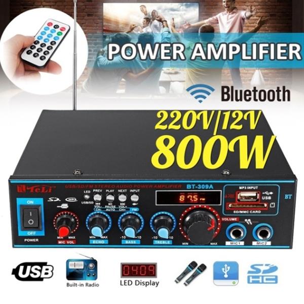 Buy 800W OK-309A 12V / 220V Household Car Dual-use Amplifier Small ...