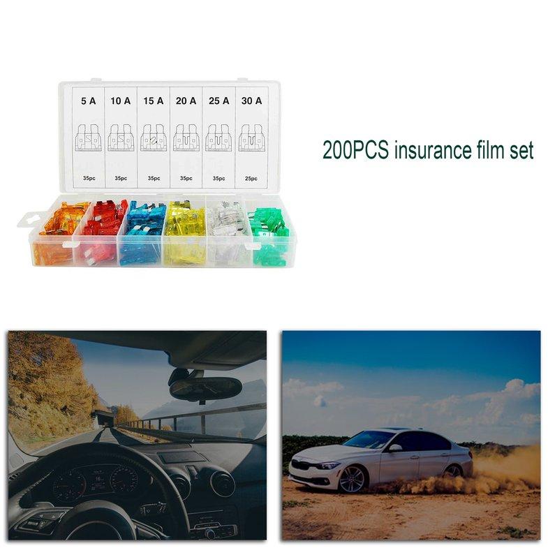 KC 250Pcs Safety Piece Fuse Mixed Plastic Clip Boxed Car Insurance ...