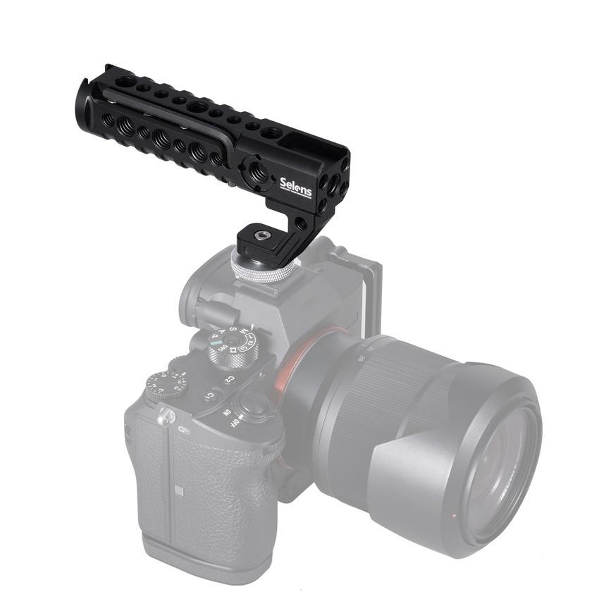 Buy Selens Top Camera Handle Functional Grip with Hot Cold Shoe 1/4" 3/ ...