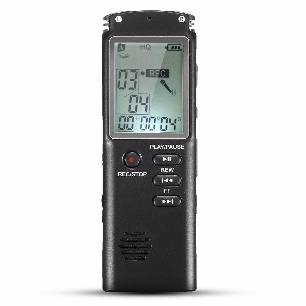 Buy 8GB Voice Recorder Rechargeable LCD Digital Audio Sound Recorder ...