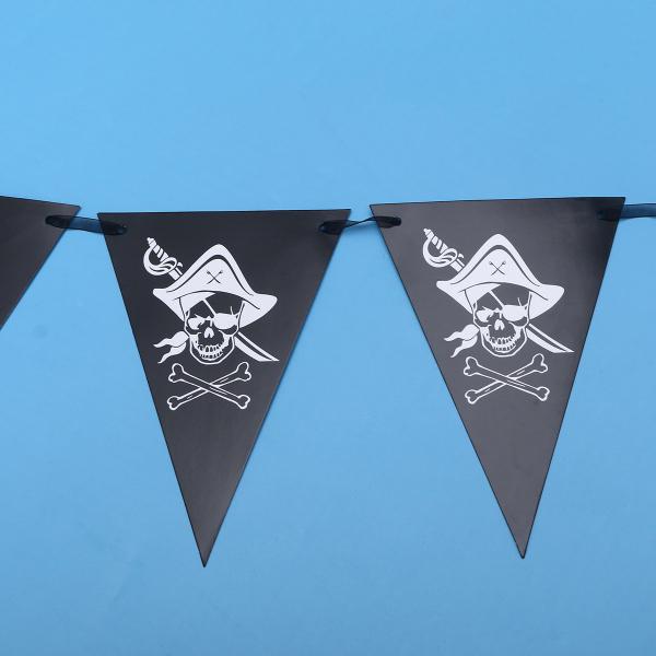 2M Pirate Pennant Banner Theme Birthday Party Banner Decoration Photo ...