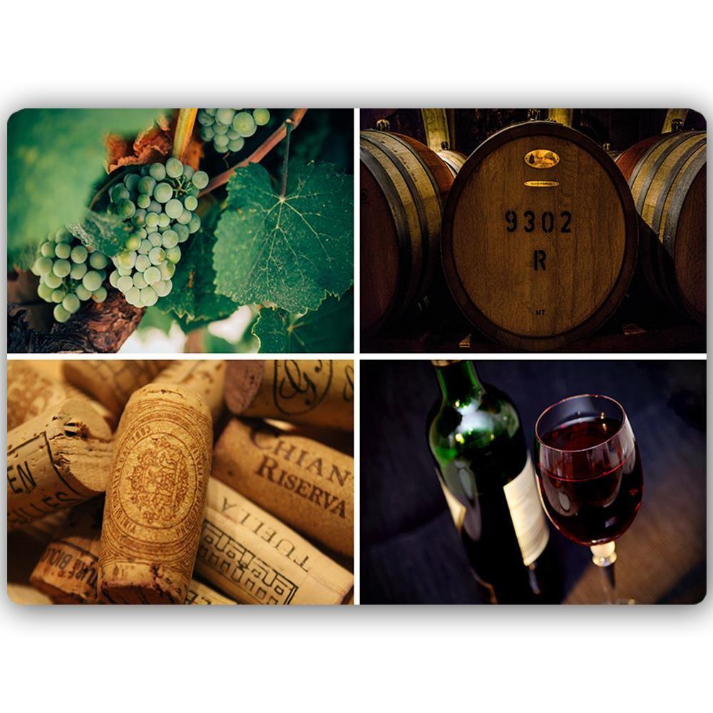 Buy Metal Poster Magnetic Wine And Grapes at affordable prices — free ...