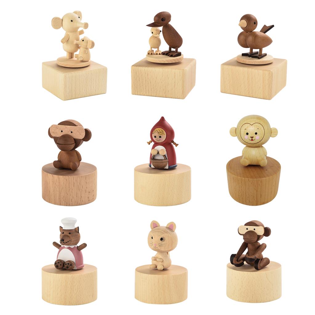 Buy Rotating Animal Eight Music Box Creative Festival Gift Decor ...