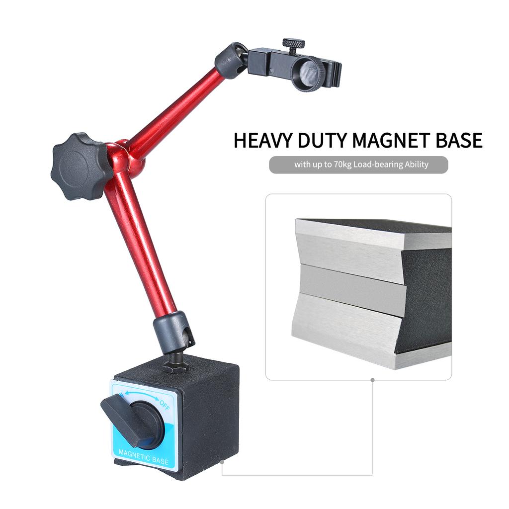 Buy 350mm Magnetic Base Universal Arms Heavy Duty Magnetic Stand Dial ...