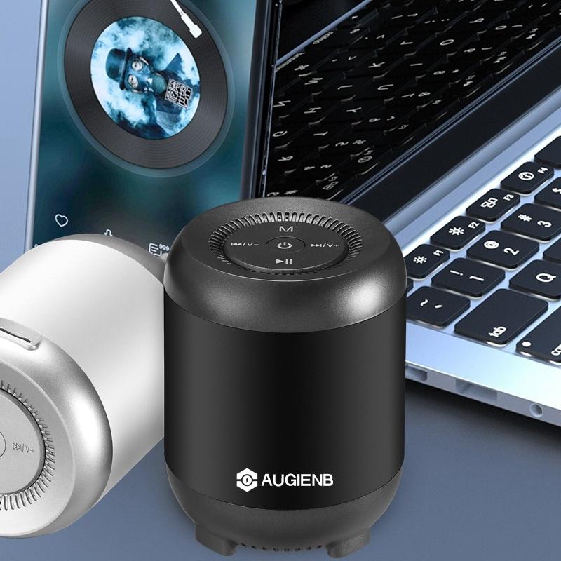 Buy AUGIENB AUG-Q33 TWS Wireless Bluetooth 5.0 MINI Speaker with HD ...