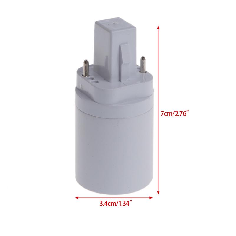 Buy G24 to E27 Socket Base Screw LED Lamp Halogen Light Bulb Adapter Converter at affordable ...