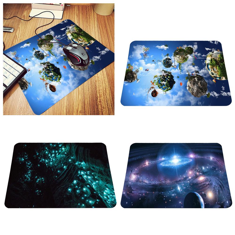 Science Fiction Milky Way Picture Anti-Slip Laptop PC Mice Pad Mat ...