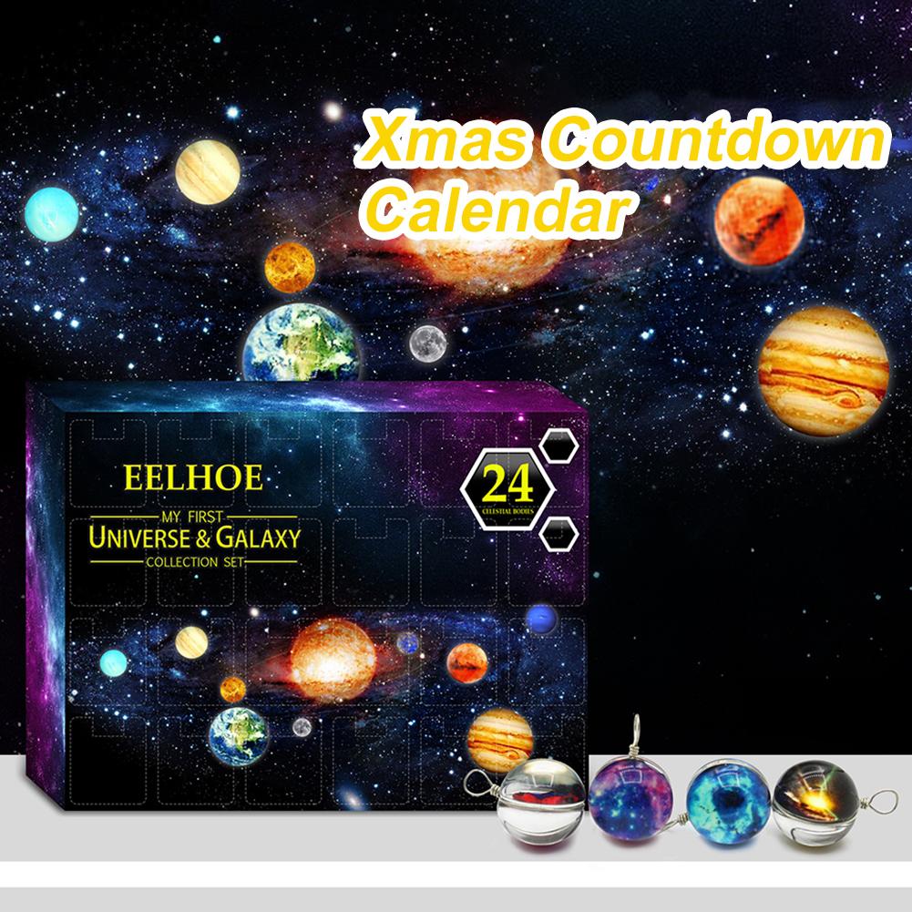 24 Days Christmas Advent Calendar Countdown Planets Blind Box Xmas ...