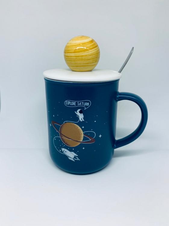 Buy Explore Saturn Mug with Lid and Spoon at affordable prices — free ...