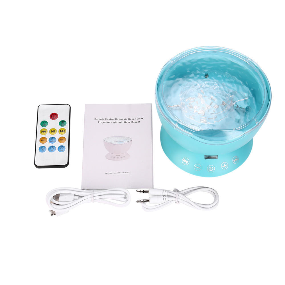 Buy 12 LED And 7 Colors Lamp Remote Control Ocean Wave Projector ...