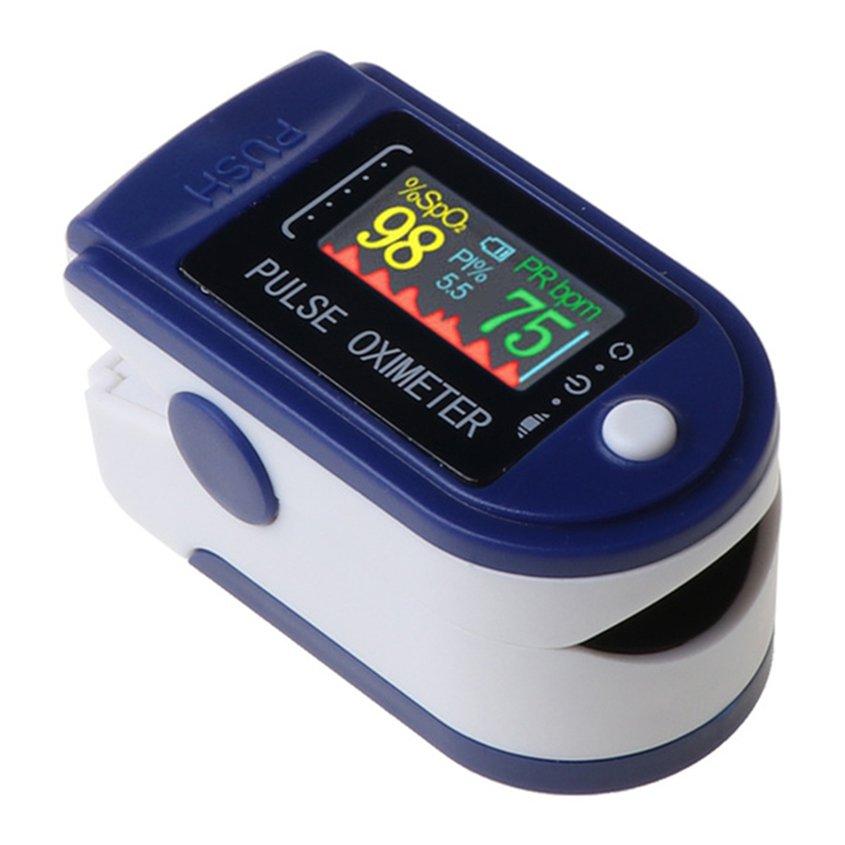 Oximeter With Strap Lanyard Fingertip Pulse Oximeter Blood Oxygen ...