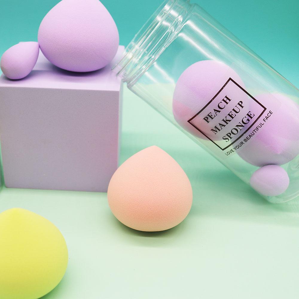 Buy UMMU Make Up Sponge Fruit Peach 3/5pcs/Set Makeup Puff Cosmetic ...