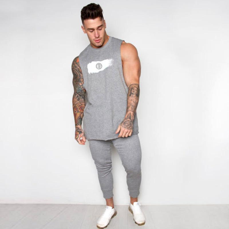 Buy 2022 Trend new Hot Fashion Selling Muscular Men's Fitness Vest Men ...