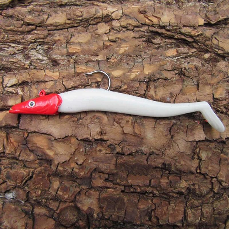 Buy idl New 4pcs Saltwater Sandeel Lures Bass Wrasse Cod Pollock Sea ...