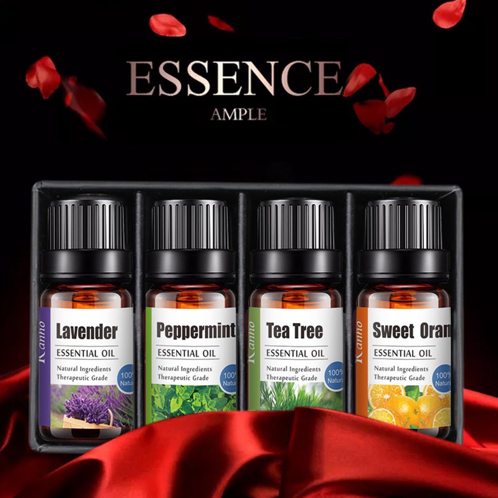 Buy Essential 100% Pure Natural Aromatherapy Essential Oil 10ml 4 ...