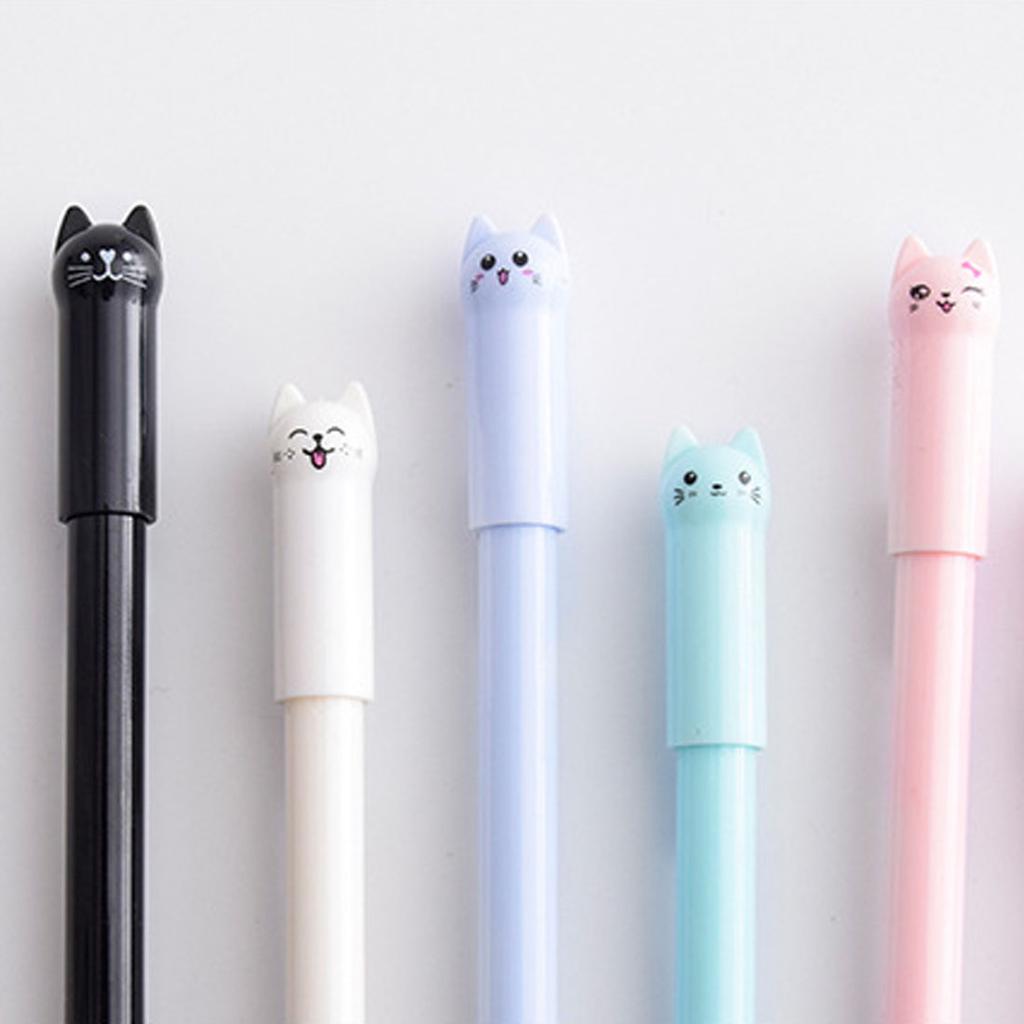 Buy Fang Nymph Kawaii Ink Cat Gel Pen Cartoon Plastic Gel Pens for ...