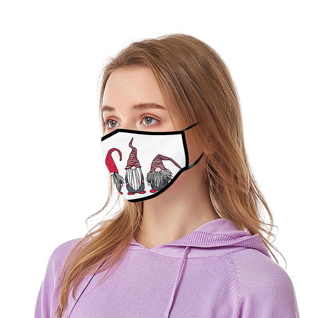 Buy SOC CSOCistmas Adult Unisex Washable Printed Breathable Reuse ...