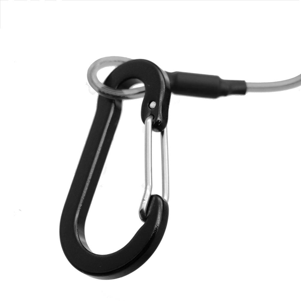 Buy 10 Pcs 2.3MM Fishing Lanyard Retractable Elastic Steel Ropes Key ...