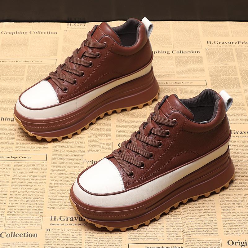 Kaufe 7cm Super High Platform Wedge Sneakers Chunky Shoes Platform for ...