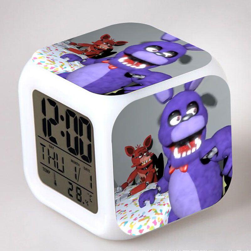 Cheap Bear Multifunction Fnaf 7color Digital Alarm Clock Led Watch ...
