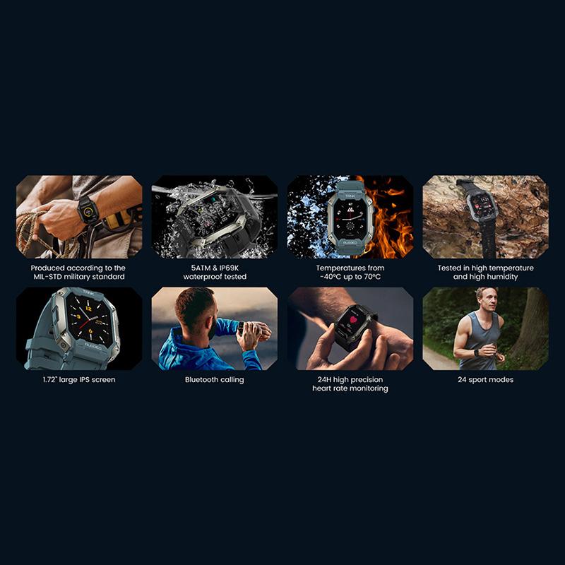 Buy KOSPET TANK M1 PRO Smart Watch Men Rugged Outdoor Sport Fitness ...