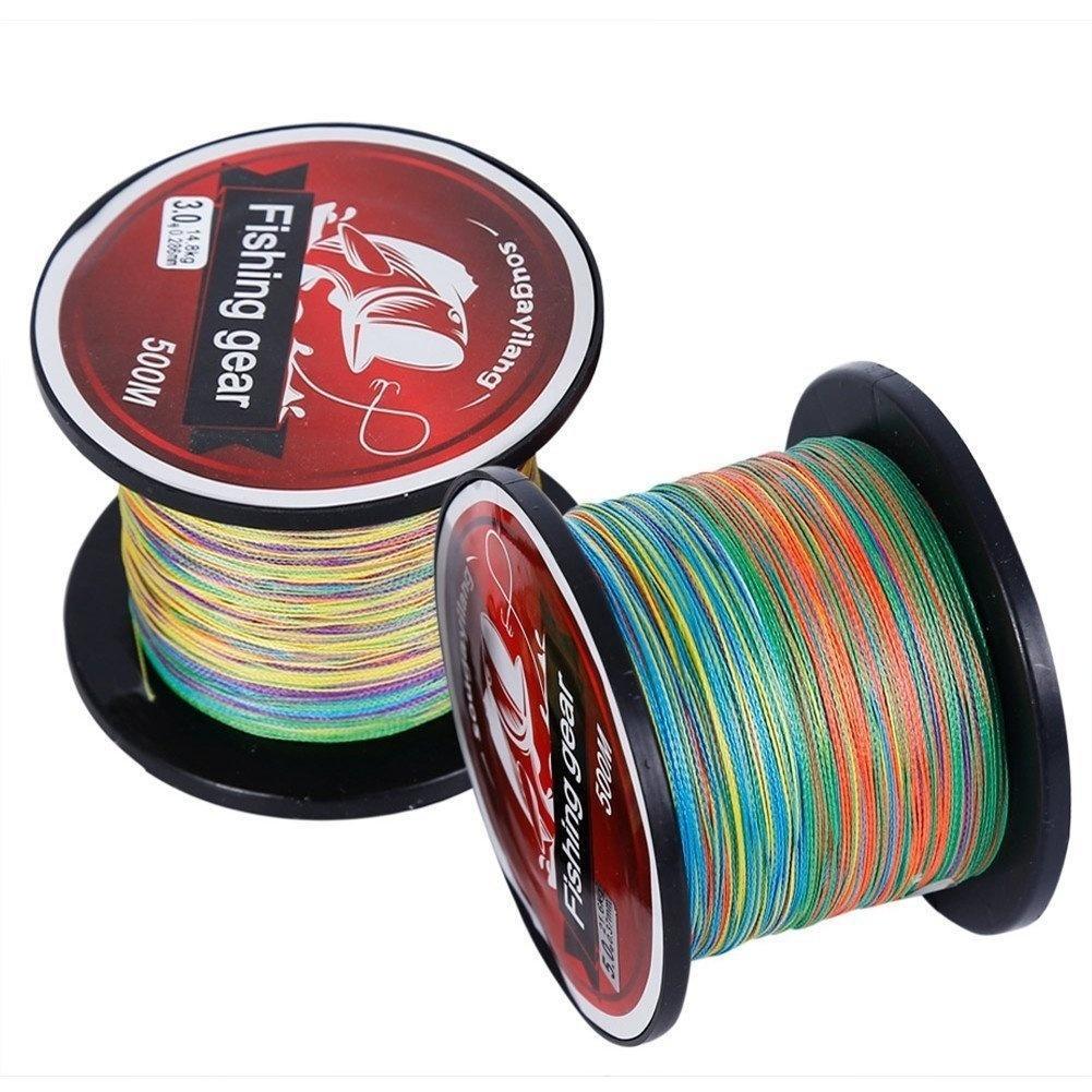 Buy Fishing Lines 12lb-72lb Braided Fishing Line Strong 4 Strands ...