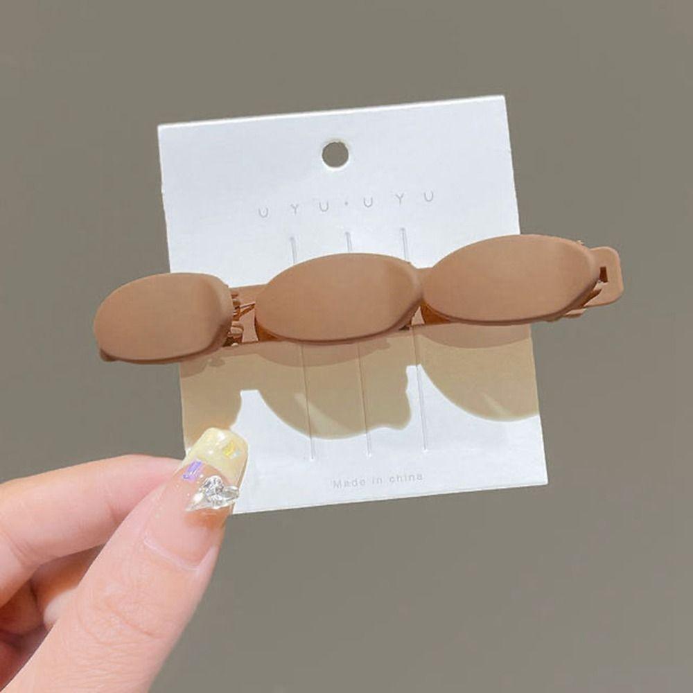 Side Barrettes Duckbill Clip Plastic Bangs Clip Retro Braided Hair Clip ...