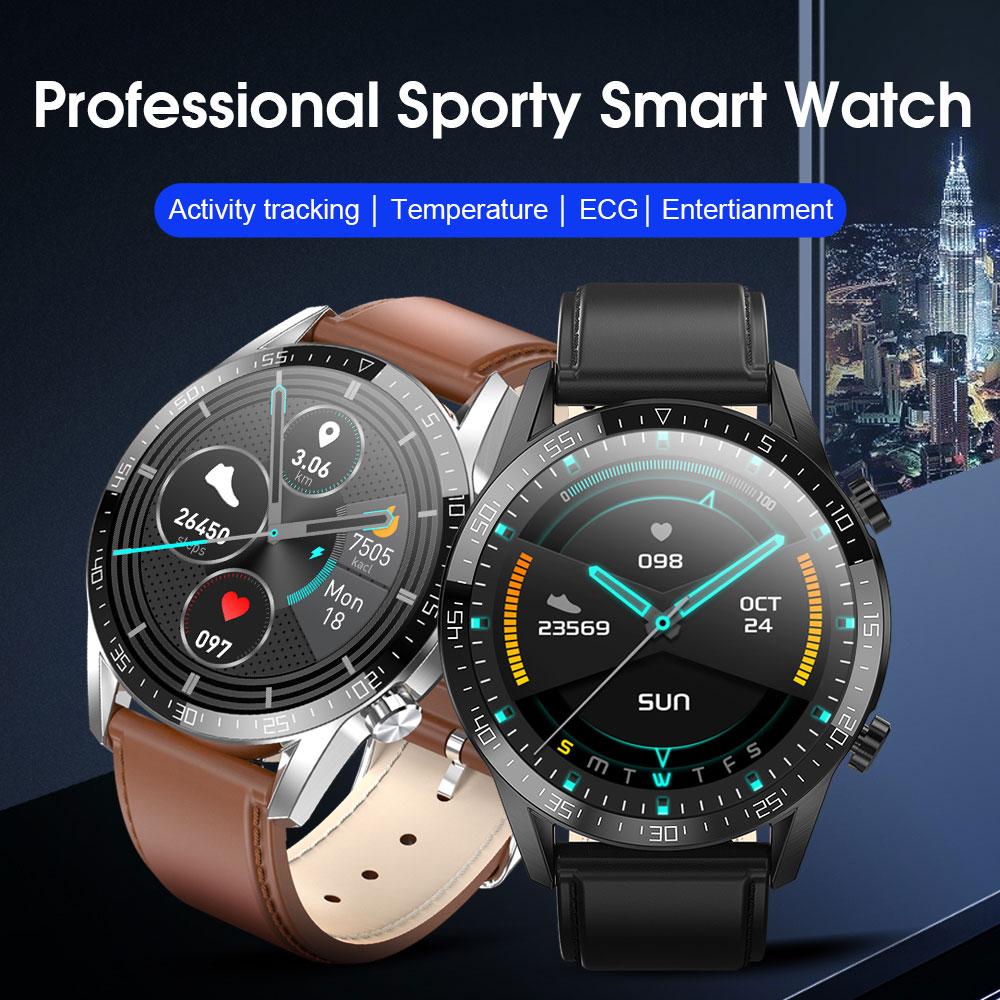 Buy T03 Smart Watch Men Women ECG PPG Heart Rate Body Temperature ...