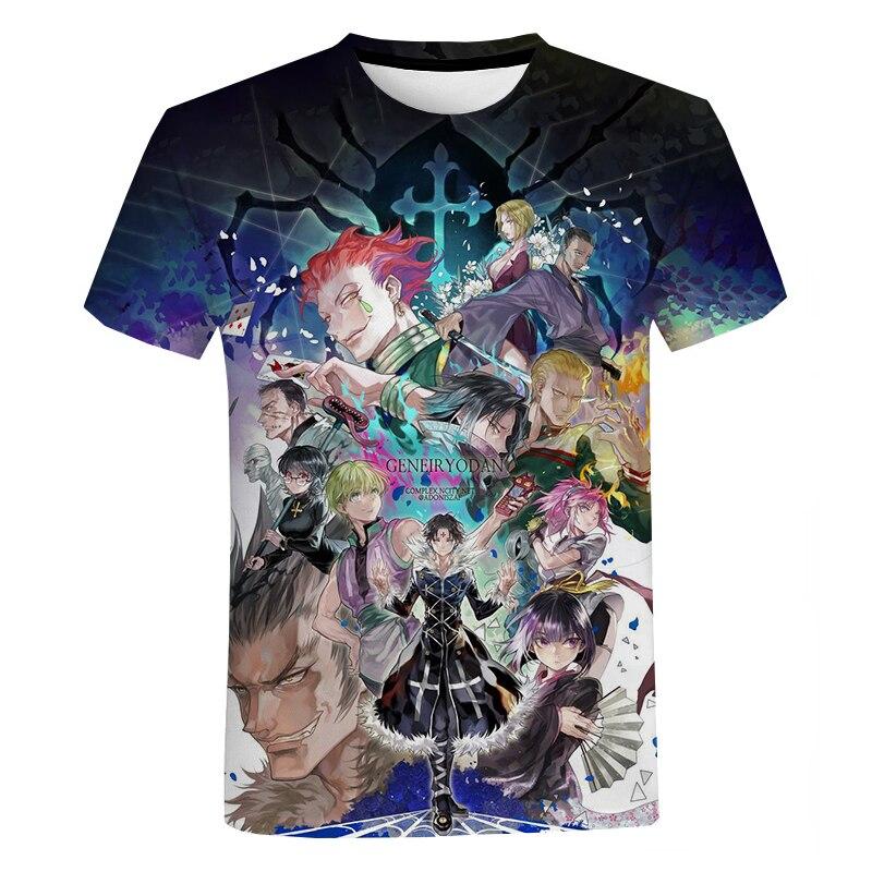 Buy Hunter X Hunter 3d Printed T -Shirts Men Women Anime Hxh Streetwear ...