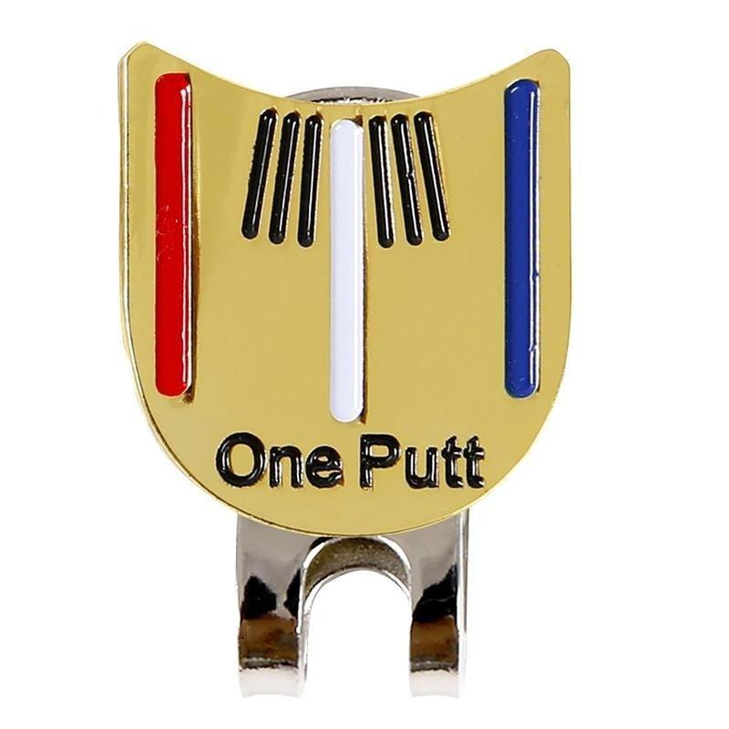 Buy One Putt Golf Putting Alignment Tool Ball Marker With Hat Clip at ...