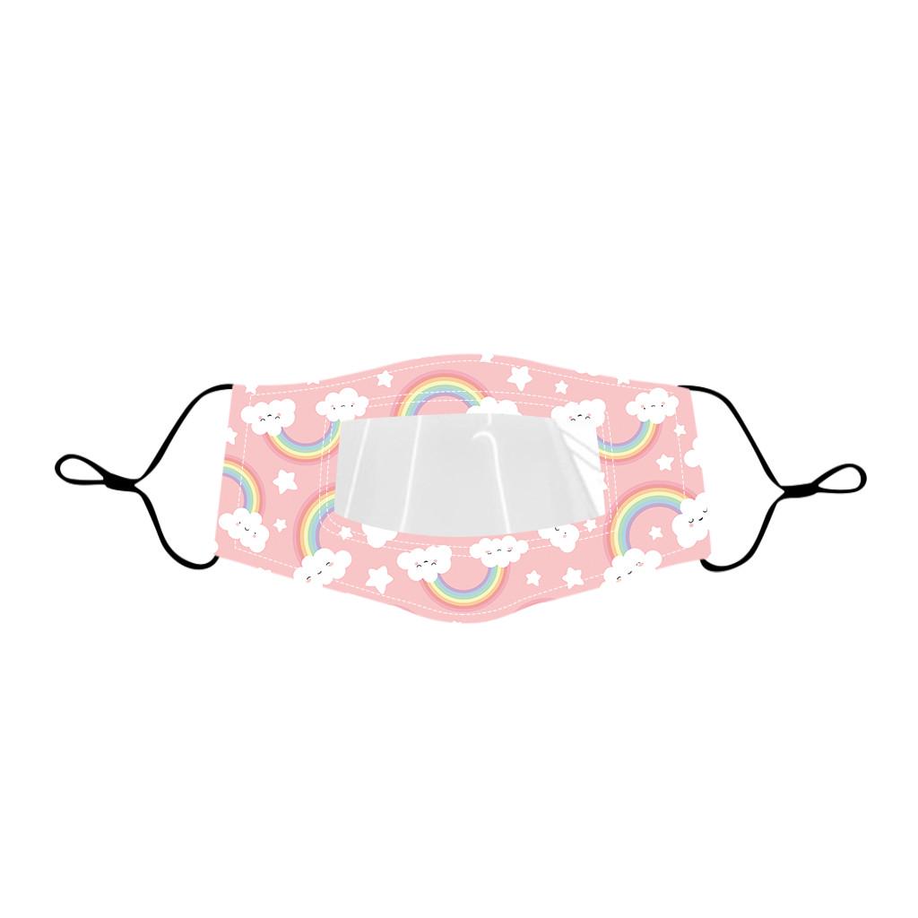 Buy [Busim] 5PC Children Outdoor Mask With Clear Window Visible ...