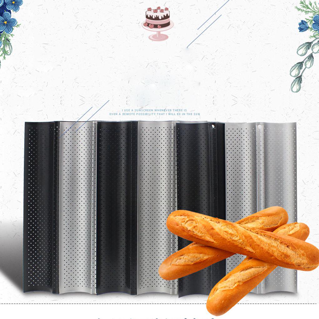 Buy Bread Wave Baking Tray Cake Baguette Mold Pans 2/3/4 Groove Bread ...