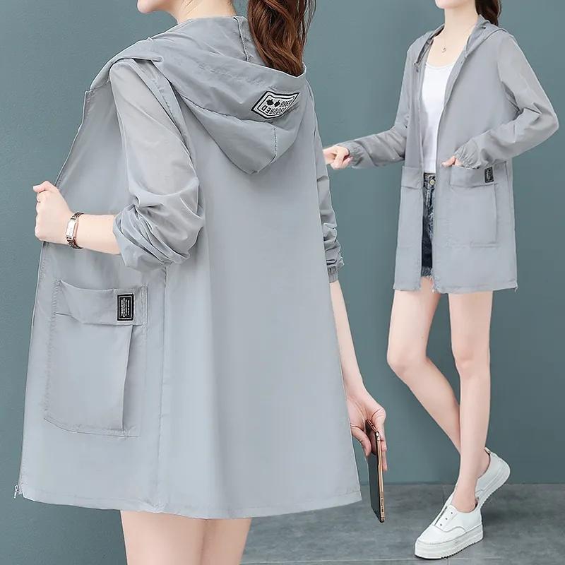 Cheap Women Hooded Quick Dry Cloth Sunscreen Breathable Ultra-thin ...