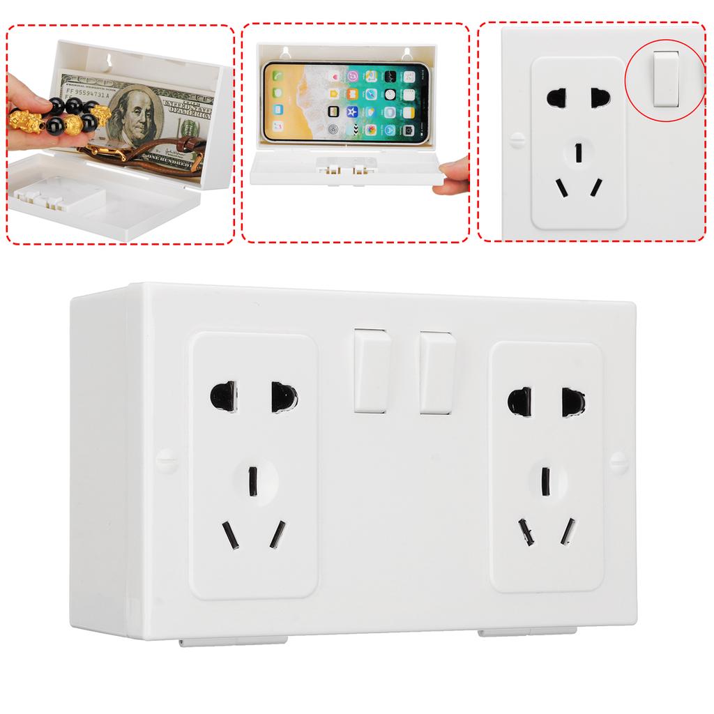 Buy Hidden Home Wall Socket Safe Box Security Secret Valuable Money ...