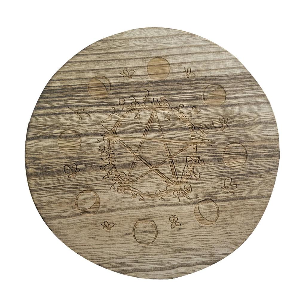 Cumpără Star Pendulum Board Dowsing|Round Wooden Carving Board|Moon ...