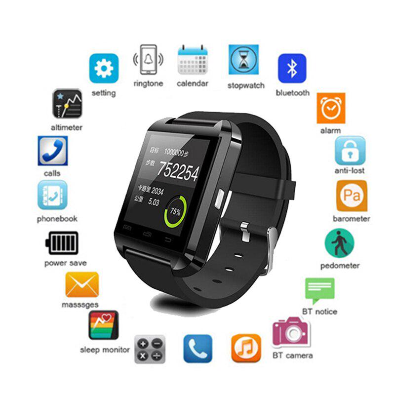 Smart Watch U8 Smartwatch Clock Sync Notifier Support Bluetooth ...